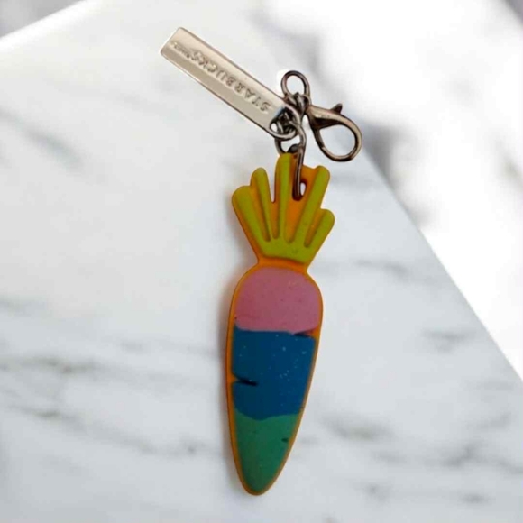 Starbucks | Accessories | Starbucks Colorful Carrot Keychain | Poshmark